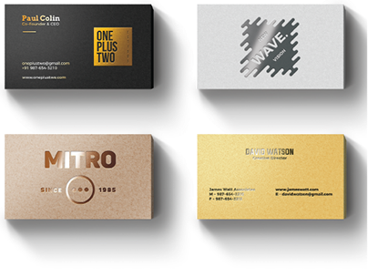 Raised Ink Business Cards